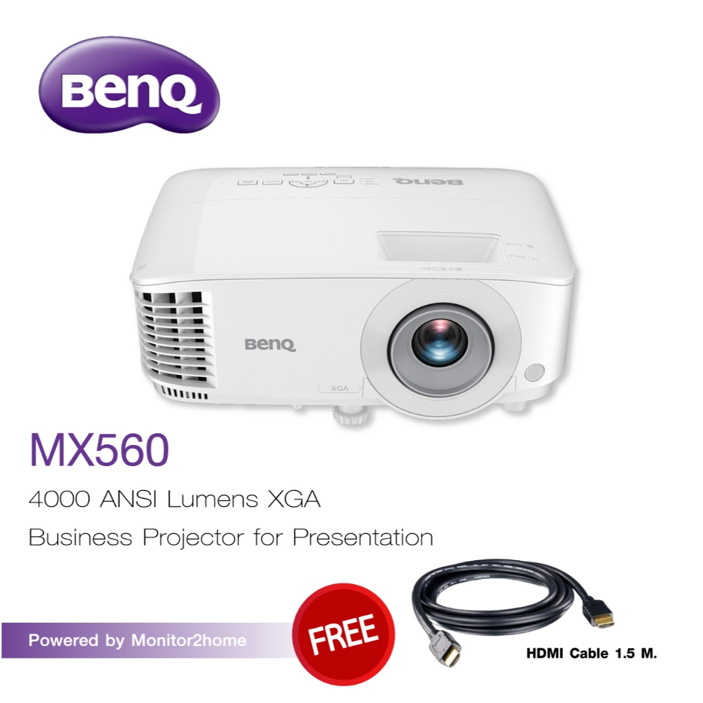 BenQ MX560 4000lms XGA Meeting Room Projector - รับประกัน 3 ปี | Shopee Thailand