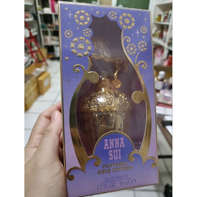น้ำหอม Anna Sui 50ml กล่องซีล ฉลากไทย สินค้า ลดราคา รุ่น Fantasia gold edition ฟาตาเซีย โกล์ด ...