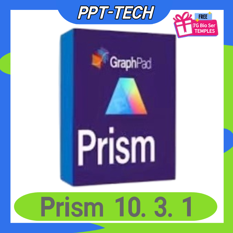 [PPTECH]Graphpad Prism 10.3.1 โปรแกรมรวิเคราะห์ผลทางด้านสถิติ สำหรับ Win และ Mac Lifetime ...