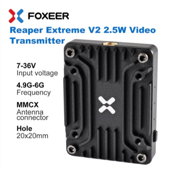 [VTX] Foxeer 5.8G Reaper Extreme V2 2500mw 40CH VTX ตัวส่งสัญญาณภาพ ...