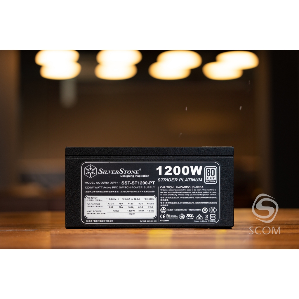 (PSU) SILVERSTONE ST1200 1200w 80+ Platinum | Shopee Thailand