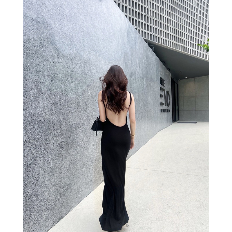 008…ชุดเดรสสายเดี่ยวเว้าหลังลึก | Shopee Thailand