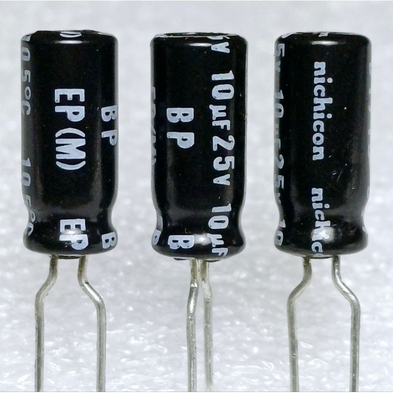 Nichicon EP BP 10uf 25v Bipolar Capacitor bipolar bp คาปาซิเตอร์ ตัว ...