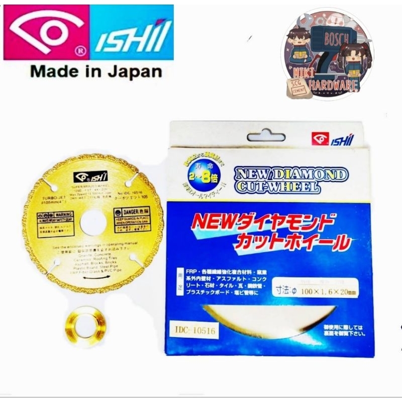 Ishil ใบตัดหินอ่อน, หินแกรนิต, กระเบื้องเซรามิกคอนกรีดและแผ่นพลาสติก 4นิ้ว ของแท้100% | Shopee ...