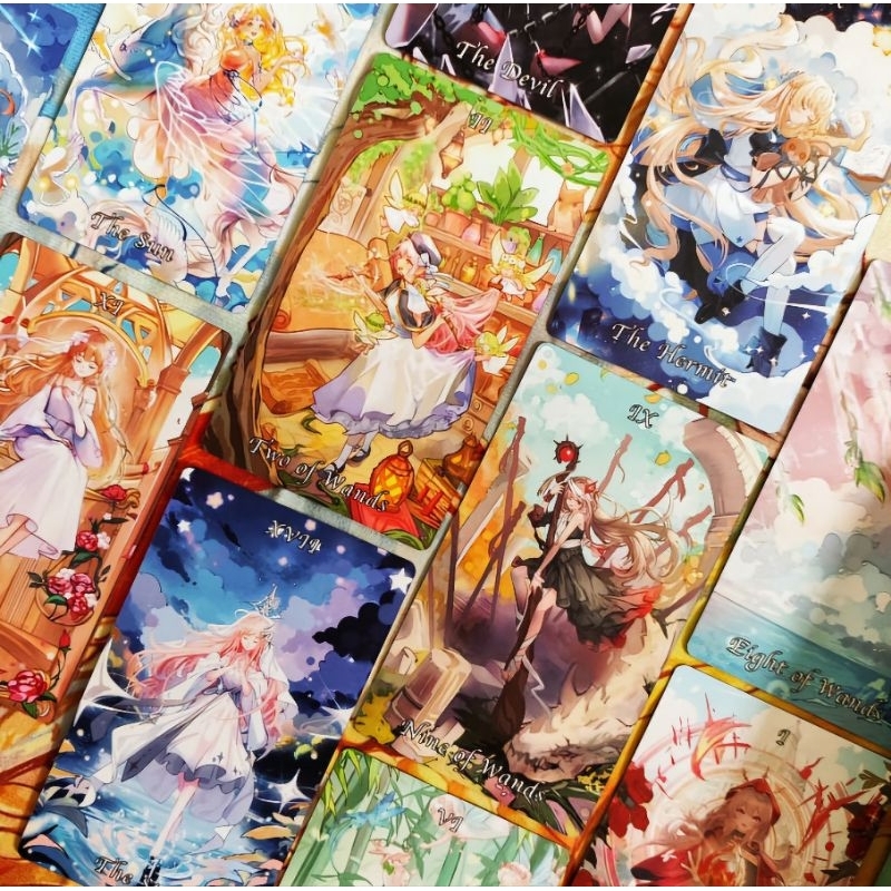 Cardamom Dreams Tarot Collector Edition ไพ่ยิปซีแท้ขอบสีรุ้งโฮโลแกรม ...