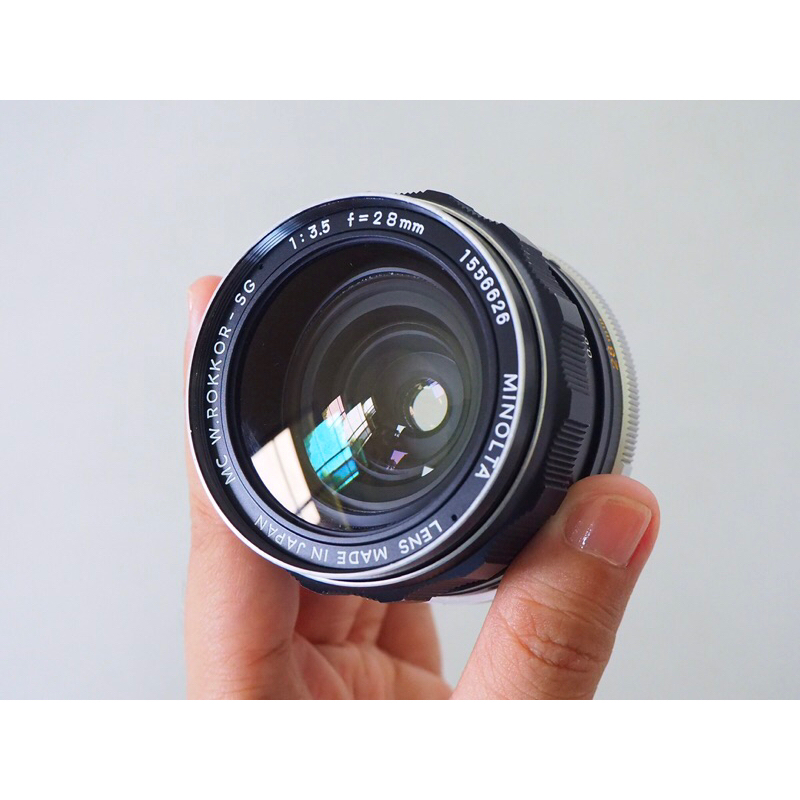 Minolta MC. W. Rokkor-SG 28mm f3.5 เลนส์มือหมุน | Shopee Thailand