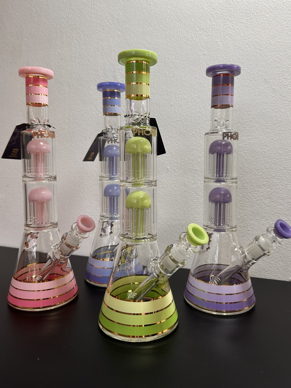 13.8" ULTIMATE DOUBLE 8-ARM TREE PERC BONG | บ้อง 13.8" เพอร์โคเลเตอร์ 8 แขนคู่สุดพิเศษ | Shopee ...