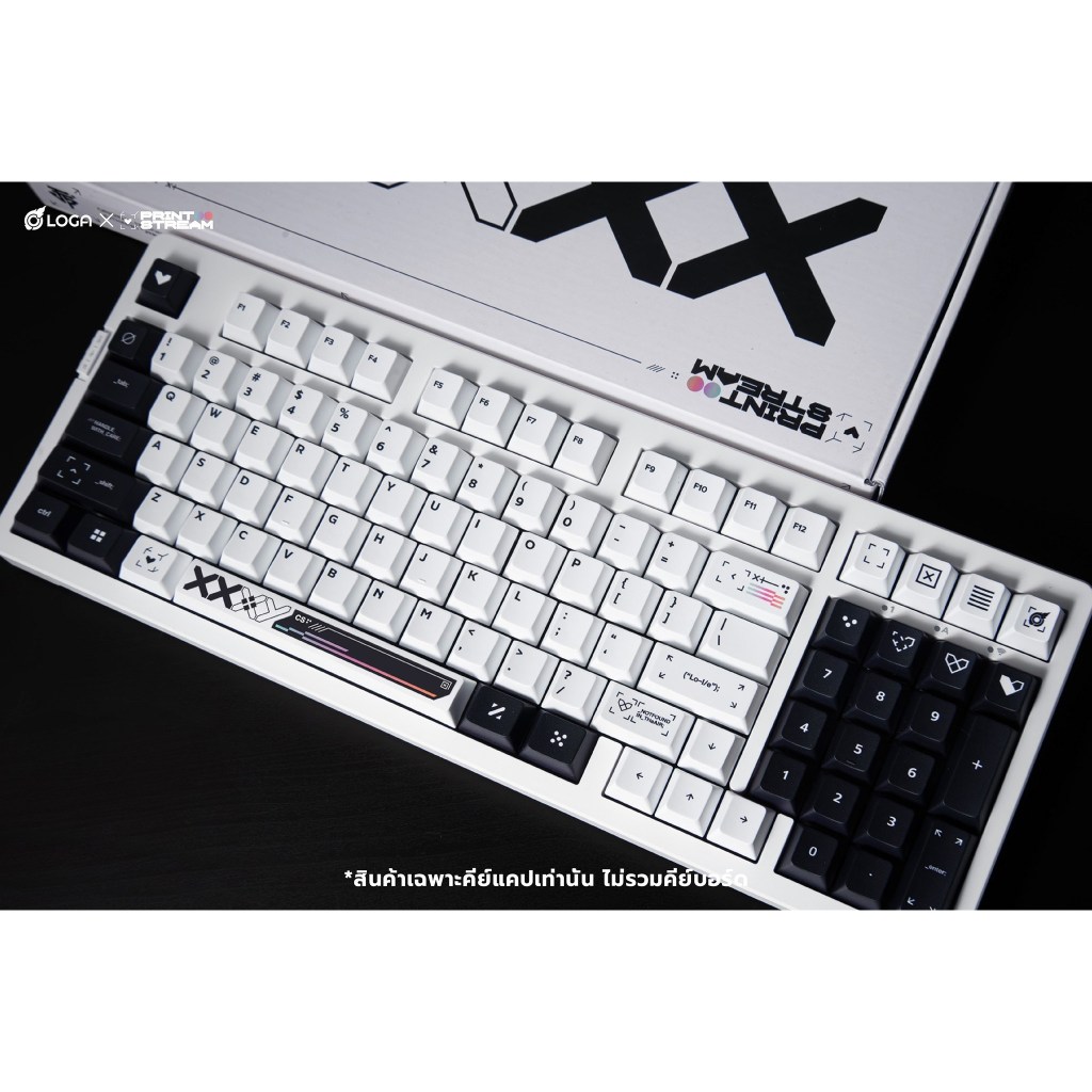 LOGA KEYCAPS SET : PRINTSTREAM VER.2 | Cherry profile | PBT Dyesub ...