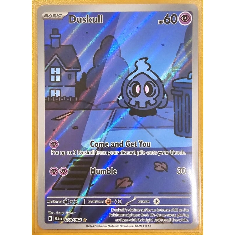 [การ์ดโปเกมอนลิขสิทธิ์แท้ EN] Duskull 068/064 - Illustration Rare ชุด ...
