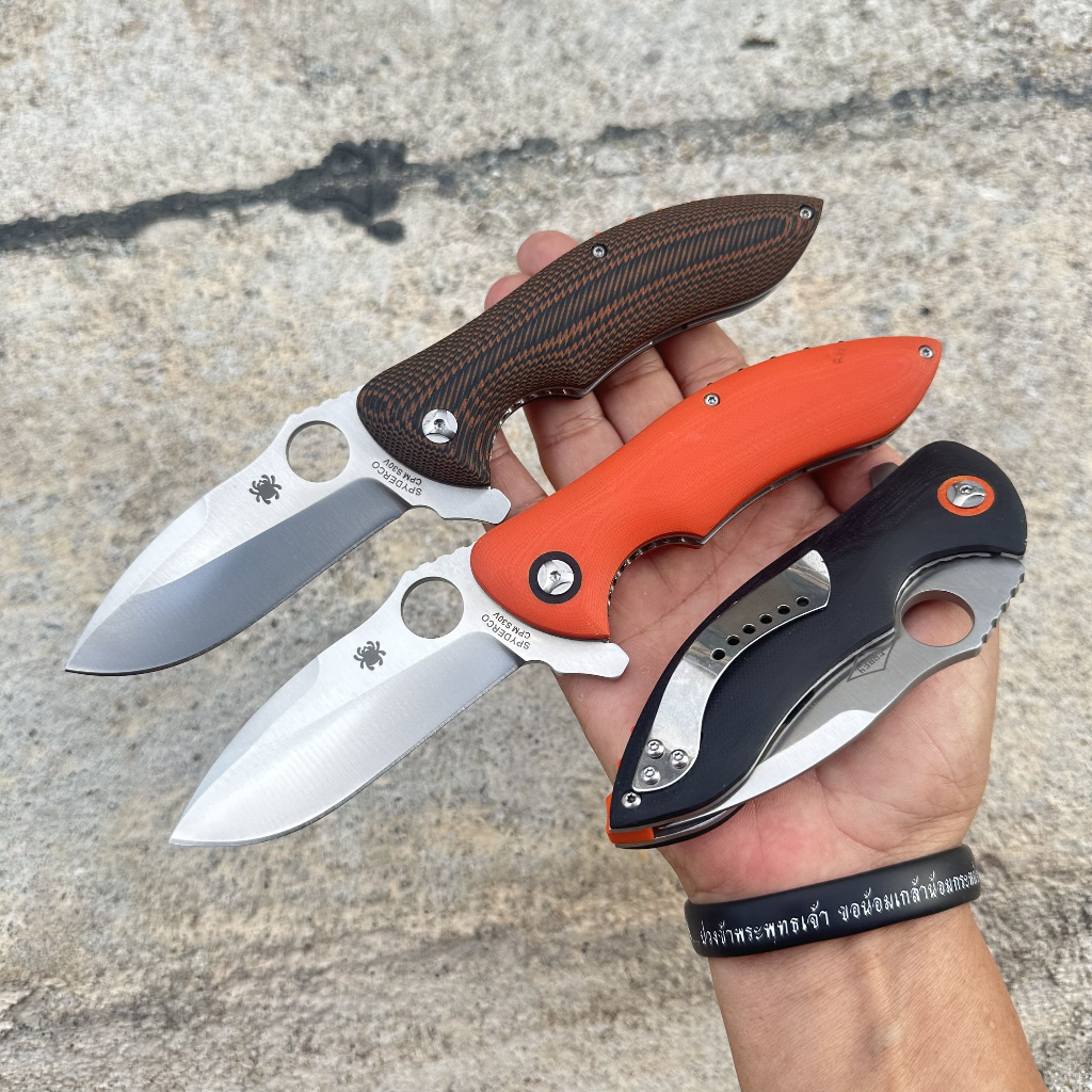 มีดพับ Spyderco Rubicon C187 ระบบเปิดใบฟลิปเปอร์และรูลื่นๆๆๆ(ผลิตโดย ...