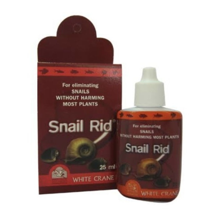 Snail Rid 25 ml. ผลิตภัณฑ์สำหรับกำจัดหอยในตู้ปลา บ่อปลา อ่างบัว และบ่อ ...