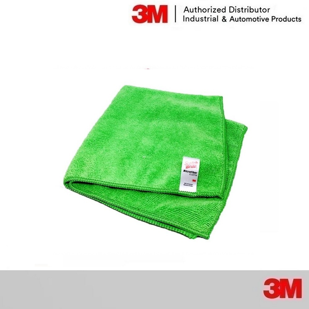 3M Microfiber ผ้าไมโครไฟเบอร์ ทำความสะอาด 40x40ซม. สีชมพู ฟ้า เขียว 3M ...