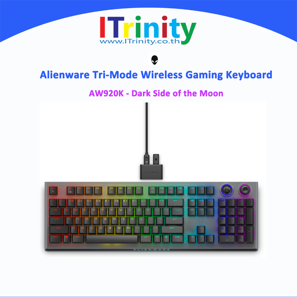 Alienware AW920K Tri-Mode Wireless Gaming Keyboard (English Only) เดลล์ ...