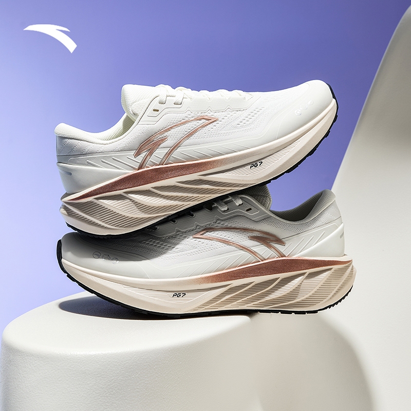 ANTA Float PG7 รองเท้าวิ่งเบาะสตรี 2E WideFoot รองเท้าผ้าใบกันน้ำ ...