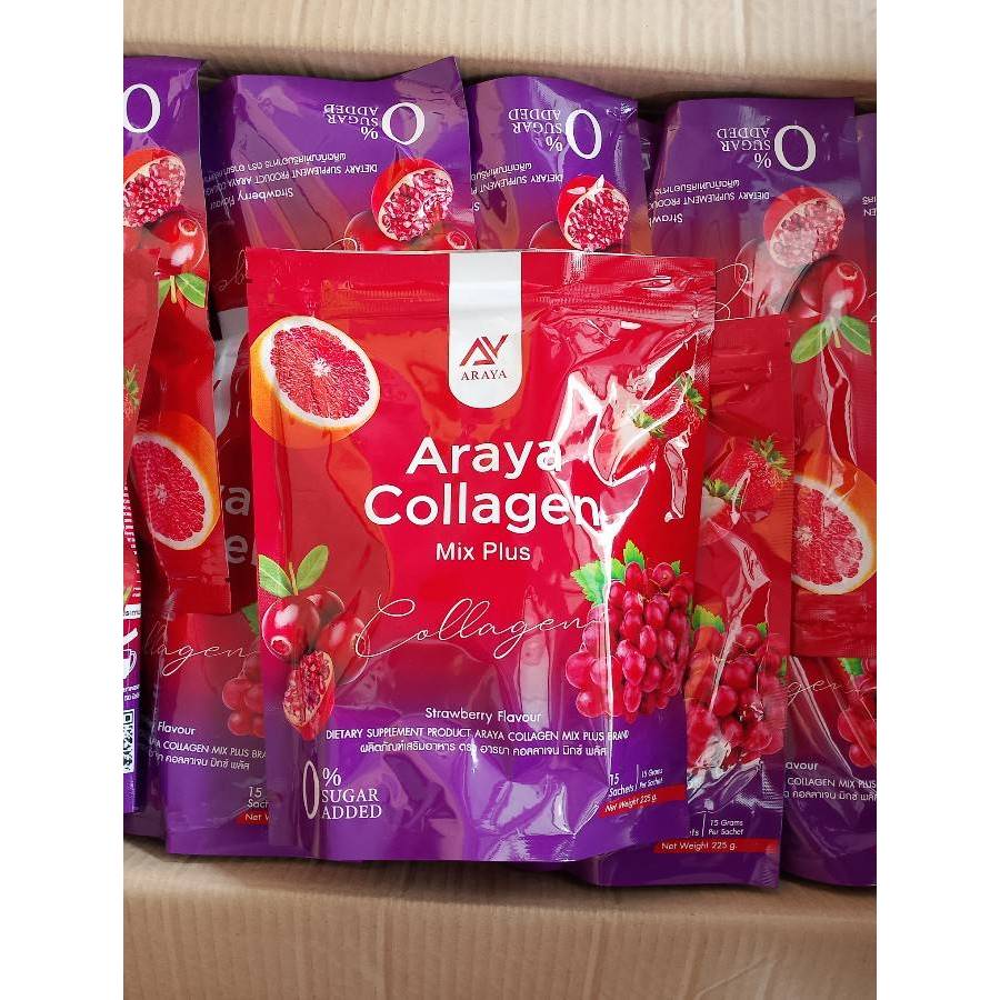 (1ห่อ) Araya Collagen Mix Plus อารยาคอลลาเจน มิกซ์พลัส | Shopee Thailand