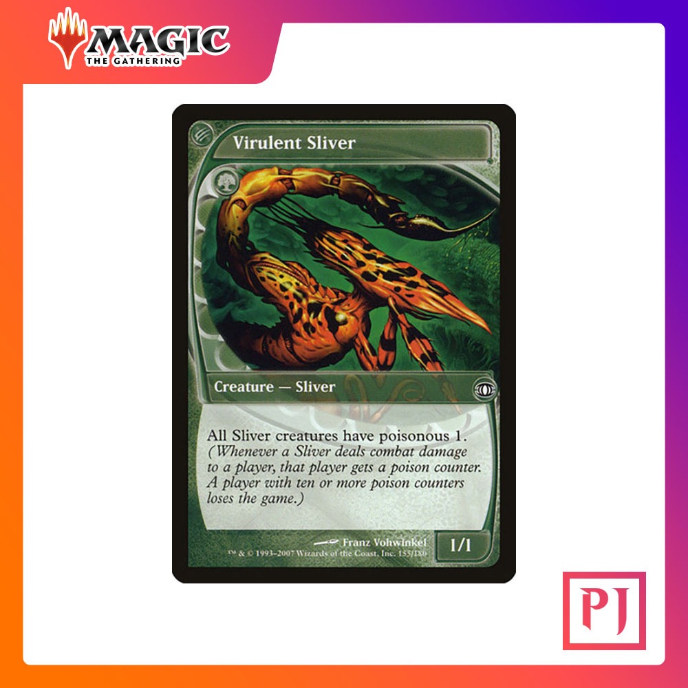 [MTG] Virulent Sliver [TSR] [GREEN] [COMMON] [NORMAL] [ENG] (การ์ดจิค ...