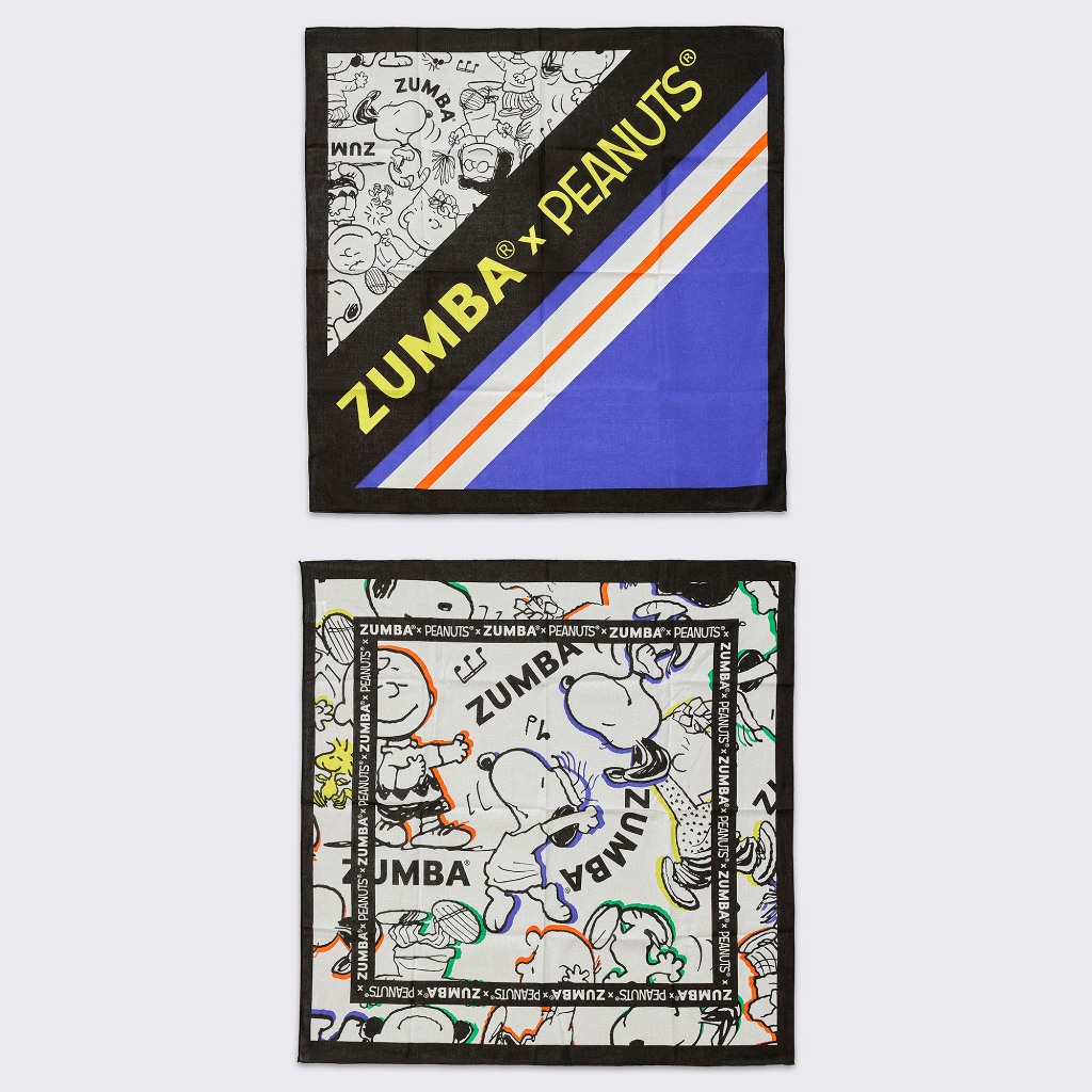Zumba X Peanuts Bandanas 2PK (ผ้าอเนกประสงค์ออกกำลังกายซุมบ้า) | Shopee Thailand