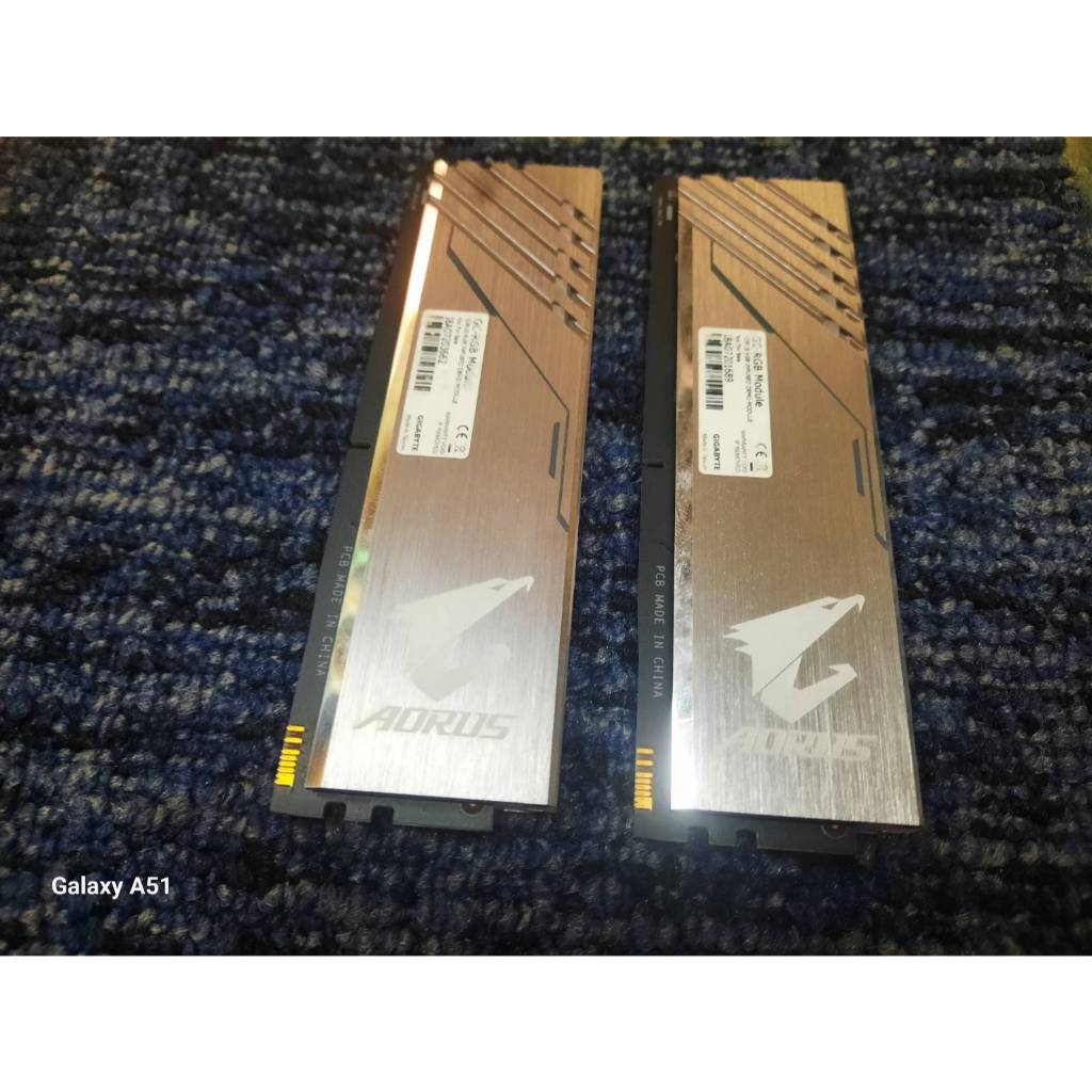 RAM DUMMY AORSUS 2ตัว มีไฟ RGB ใส่สวยงามเท่านั้นนะครับใส่กับเมนบอร์ด ...