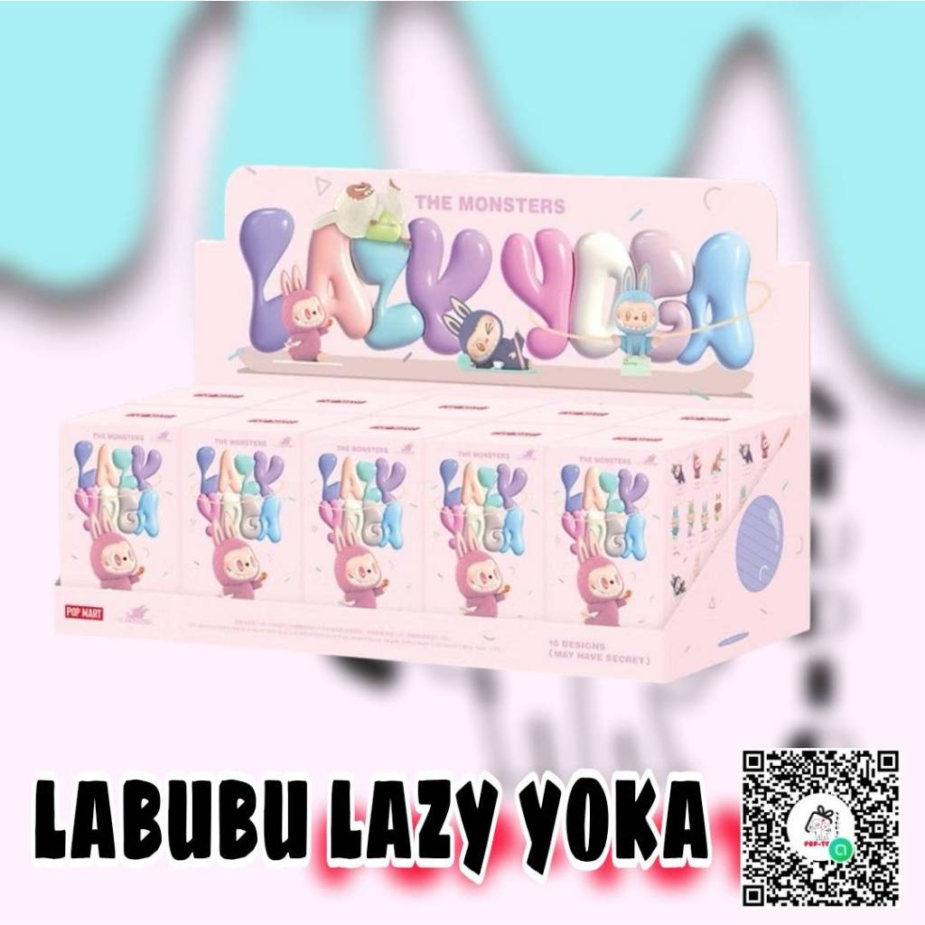 (ยกBOX)(📍พร้อมส่งในไทย) กล่องสุ่ม POPMART Labubu Lazy yoka | Shopee ...