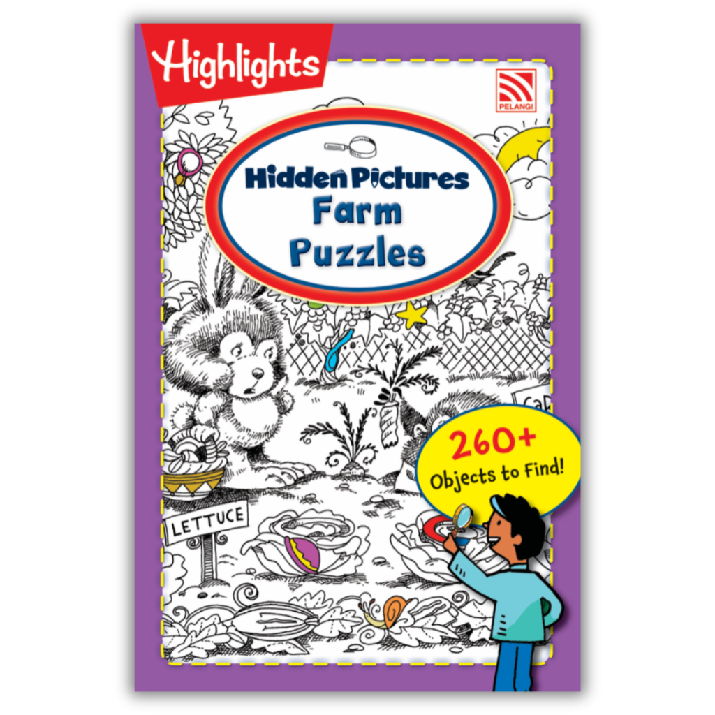 หนังสือแบบฝึกหัด Hidden Pictures - Farm Puzzles | Shopee Thailand
