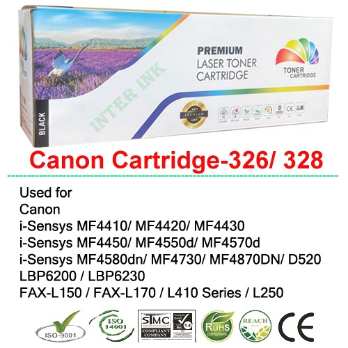 หมึกพิมพ์ Canon FAX-L150 / L170 / L410 Series / L250 (Canon Cartridge-328) สีดำ Color Box ...