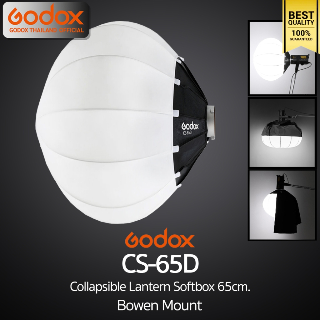 Godox Softbox CS-65D Collapsible Lantern Softbox 65 cm. - Bowen mount ...