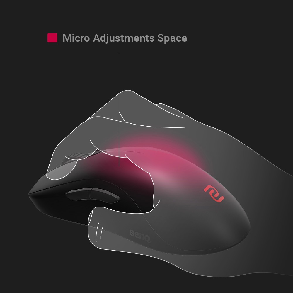 ZOWIE FK2-DW / FK2-DW-WH 4K Wireless Mouse for Esports ขนาด M/กลาง (เมาส์เกมมิ่ง 4K, เมาส์ไร้สาย ...