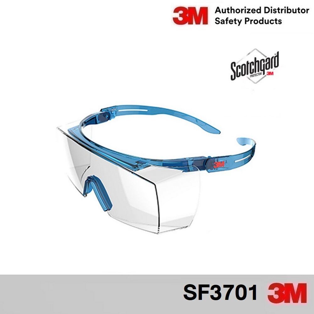3M SF3701 แว่นตานิรภัย SecureFit 3700 Series, SF3701ASGAF-BLU ...