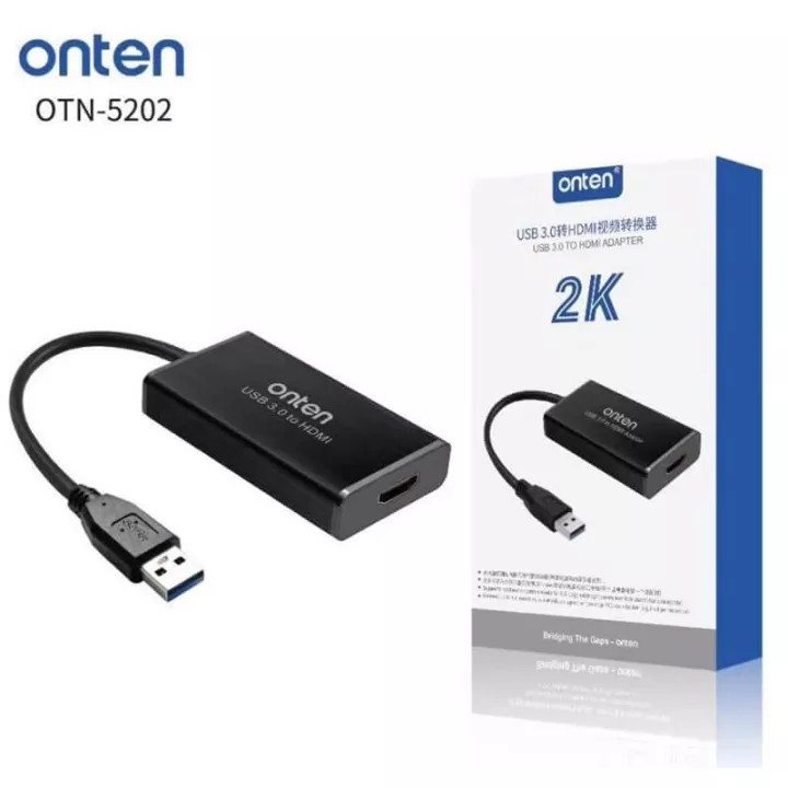 ONTEN Adapter USB 3.0 to HDMI 1080P รุ่น OTN-5202 พร้อมส่ง | Shopee ...