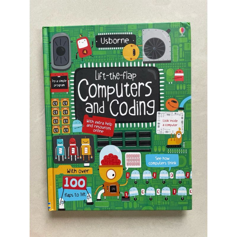 หนังสือภาษาอังกฤษ Usborne Flap book Computer and Coding | Shopee Thailand
