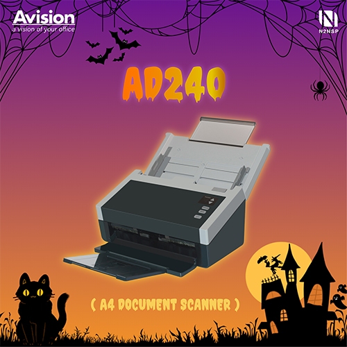 [เครื่องมือสอง] เครื่องสแกนเนอร์ Avision AD240 (A4 ADF Document scanner ...