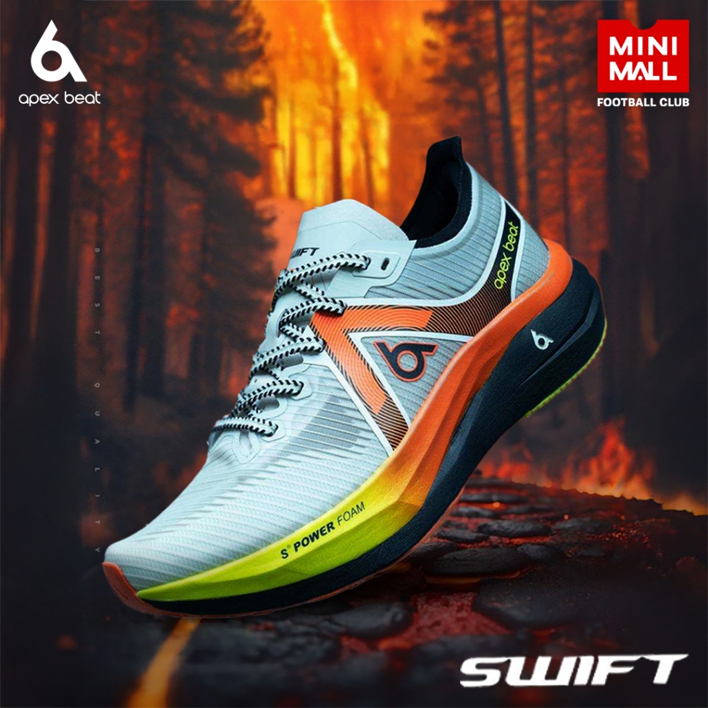 รองเท้าวิ่ง APEX BEAT SWIFT รองเท้า Running Shoe AURA MESH ระบายอากาศ ...