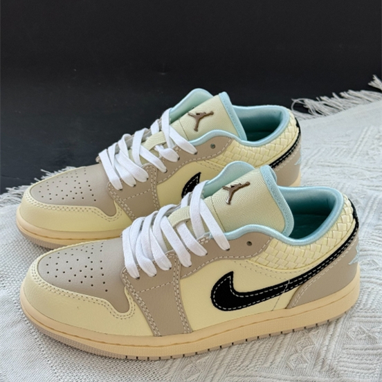 Jordan Air Jordan 1 Low Sanddrift Beige color ของแท้ 100% | Shopee Thailand