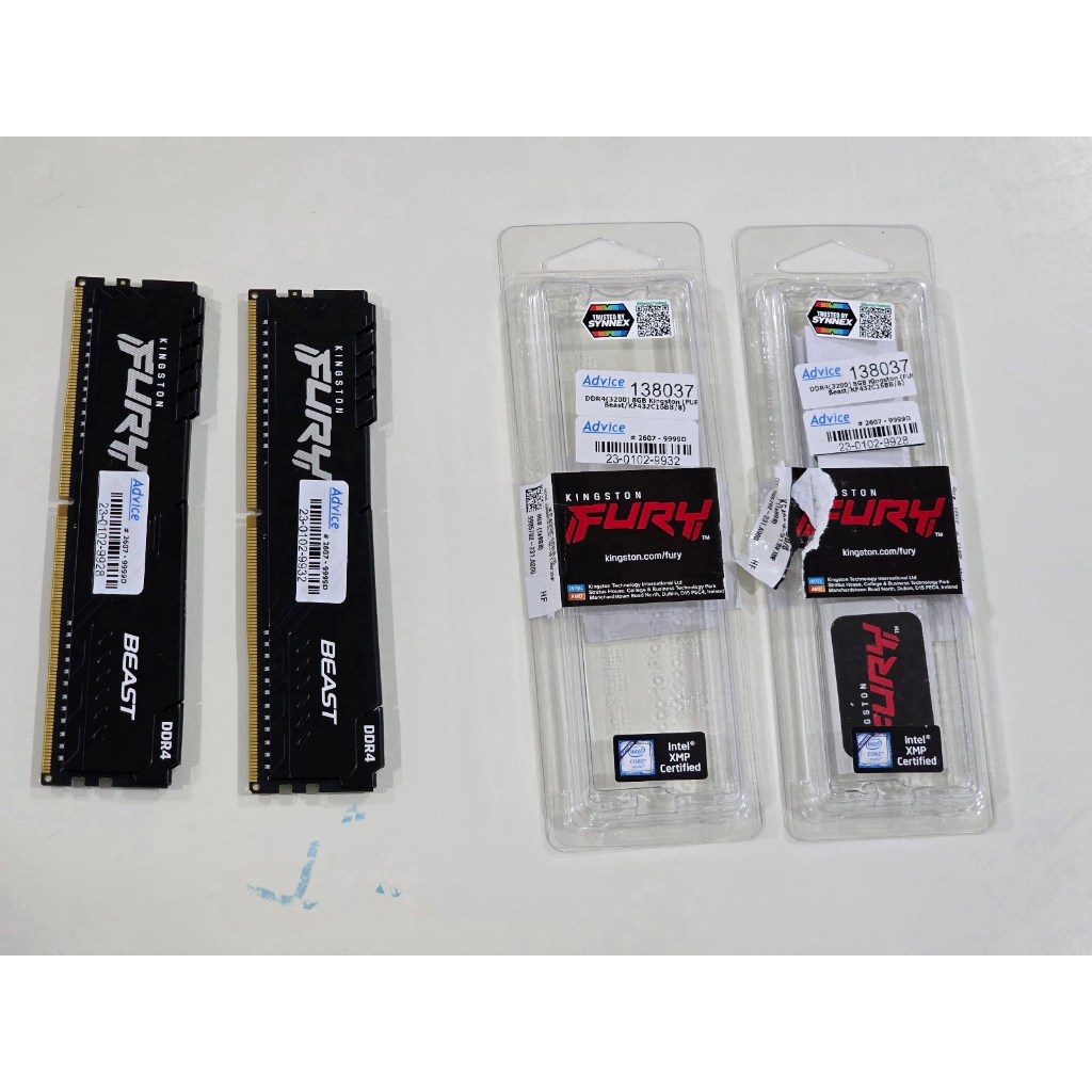 Ram PC DDR4 3200 8x2 GB มือ2 จากร้าน Advice ประกัน LT จาก SYNNEX ...