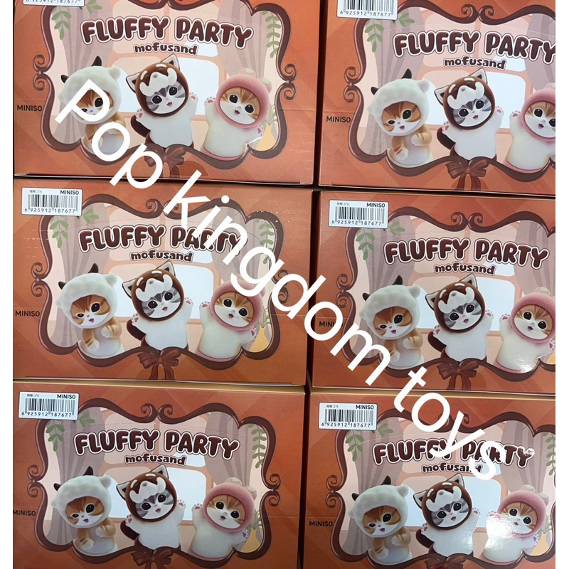 [ยก box] Miniso Mofusand Fluffy Party | Shopee Thailand