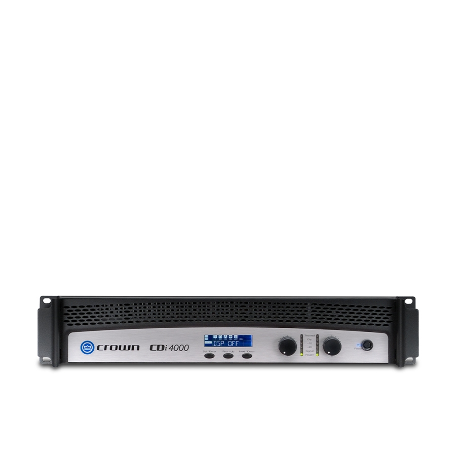 Crown CDi 4000 เพาเวอร์แอมป์ 2 ช่อง 1200วัตต์ที่ 4โอมห์ 1000วัตต์ที่ 70 ...