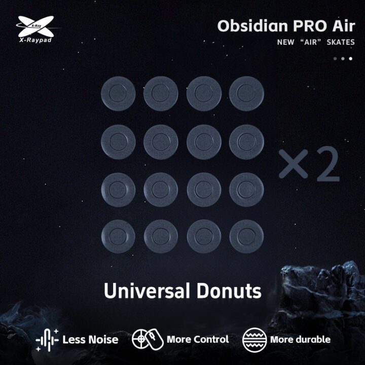 เมาส์ฟีท X-raypad รุ่น Obsidian PRO / Obsidian PRO AIR แบบ Universal Dots (สามารถใช้งานได้กับ ...