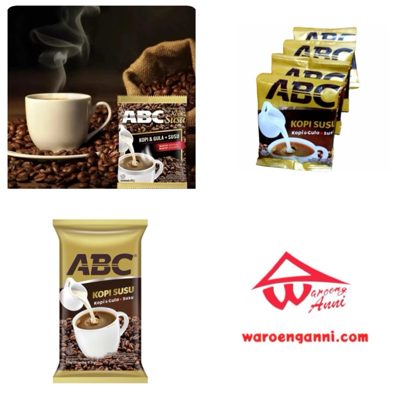 Indonesia Kopi ABC Susu 10 Sachets / Milk Coffee ABC | Shopee Thailand
