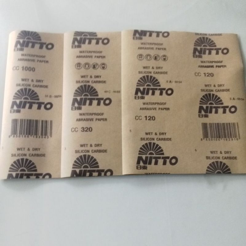 กระดาษทราย NITTO เบอร์ 120,320,1000 | Shopee Thailand