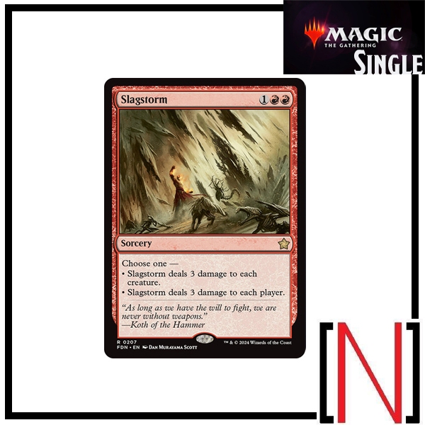 [MTG][Single][FDN] Slagstorm ระดับ Rare [ภาษาอังกฤษ] | Shopee Thailand