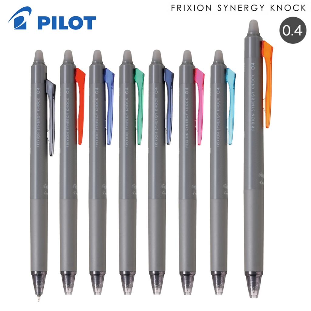 ปากกาลบได้ PILOT FRIXION SYNERGY KNOCK 0.4 mm ของแท้จากญี่ปุ่น / ไส้ปาก ...