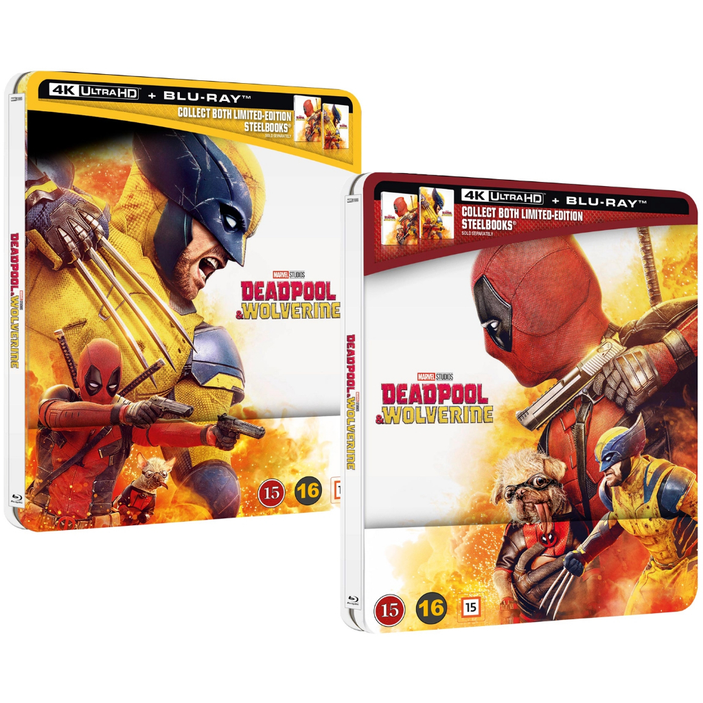 Deadpool & Wolverine (2-Pack Deadpool & Wolverine Cover LimitedSteelbook Edition)[4K Ultra HD ...