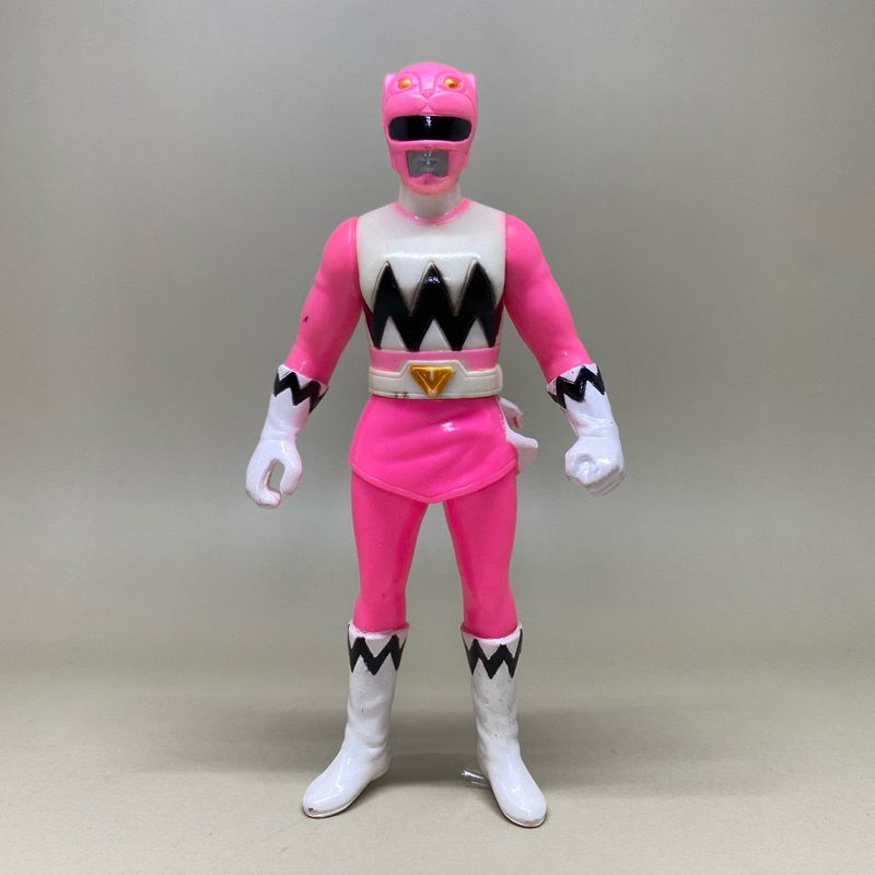 Sentai Gingaman Pink (1998) Soft Figure | Original Bandai | หุ่นซอฟท์ ...