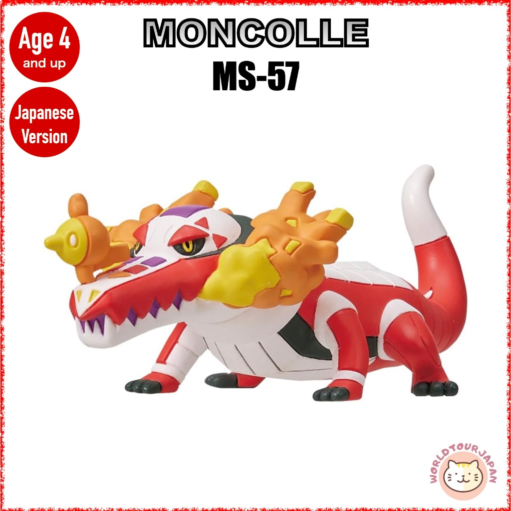 TAKARA TOMY / Pokemon Pocket Monster MONCOLLE / MS-57 Skeledirge / High Quality Figures [ Direct ...