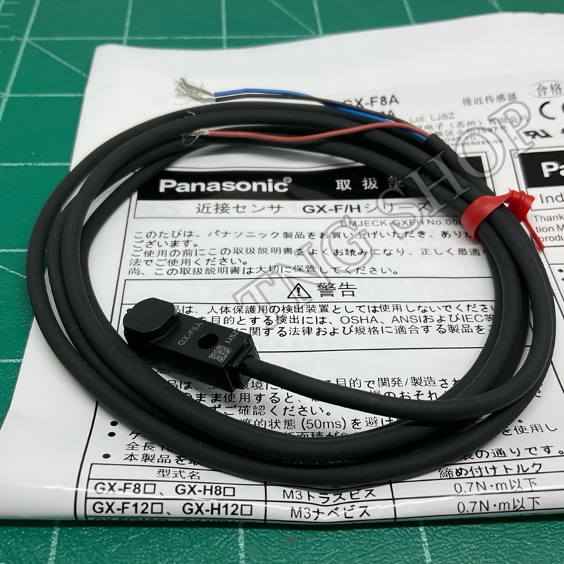 GX-F8A. Panasonic แท้ sensor เซ็นเซอร์ proximity 3สาย. ชนิด. NPN-NO ...