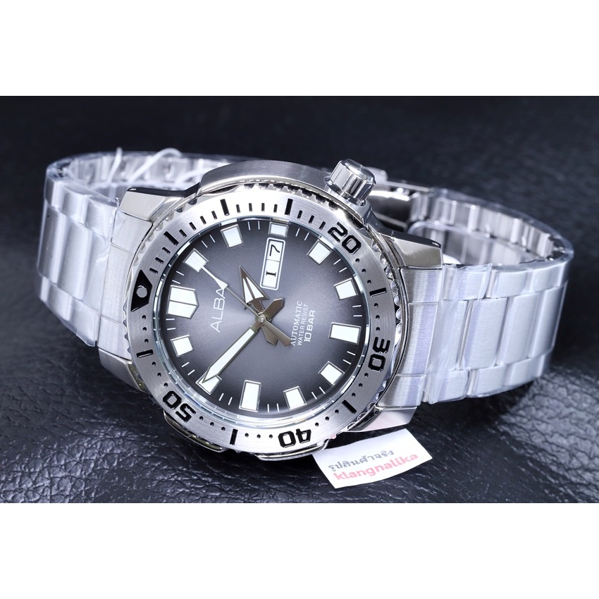 (แถมกล่องแบบพกพา) นาฬิกา Alba Tuna Automatic รุ่น AL4635X / AL4635X1 ...