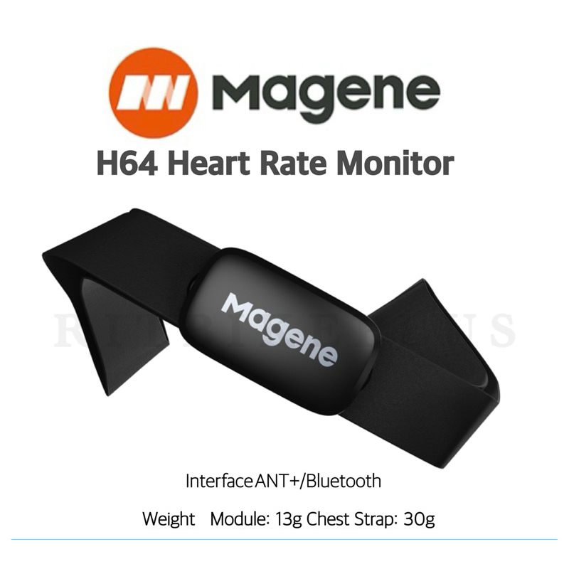 เซนเซอร์ฮาร์ทเรท Magene รุ่น HR H64 รองรับ ANT+ / Bluetooth สินค้ารับ ...