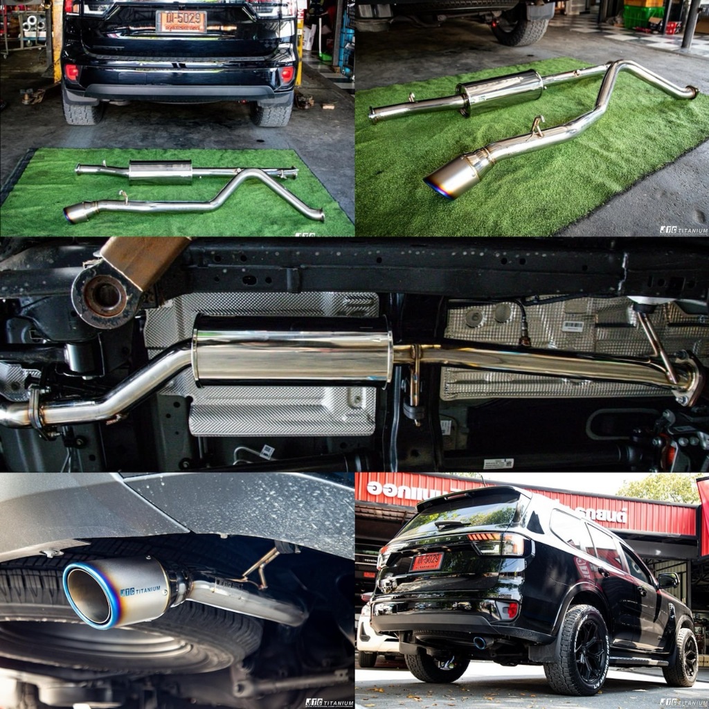 ท่อ JTC TITANIUM ISUZU FORD EVEREST Next Gen ท่อไอเสียสูตรดีเซล พลังเงียบ เพิ่มแรงม้า เพิ่ม ...