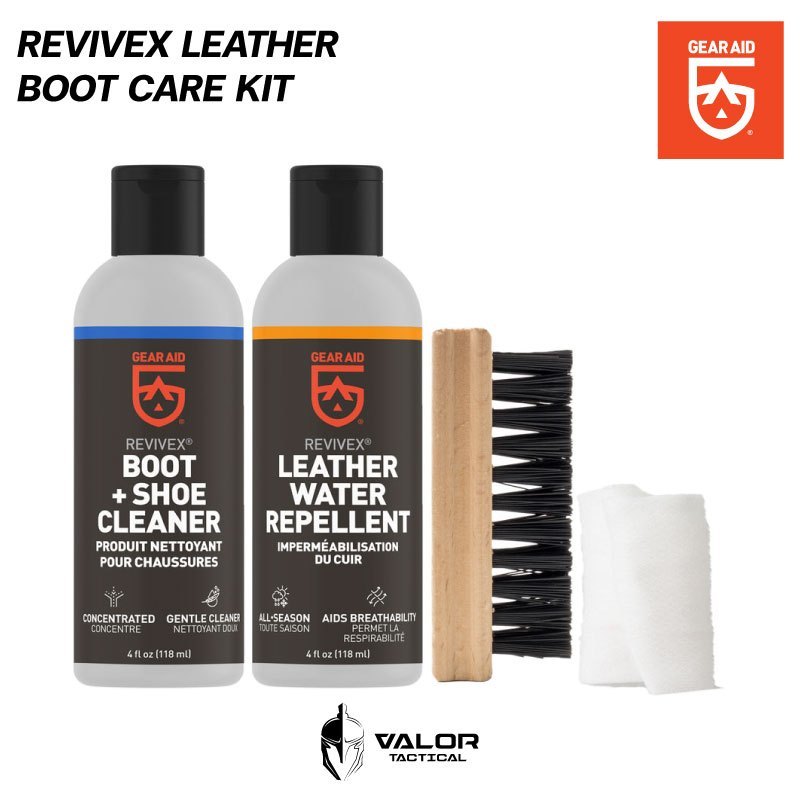 Gear Aid - Revivex Leather Boot Care Kit ชุดทำความสะอาด และเคลือบกันน้ำ ...