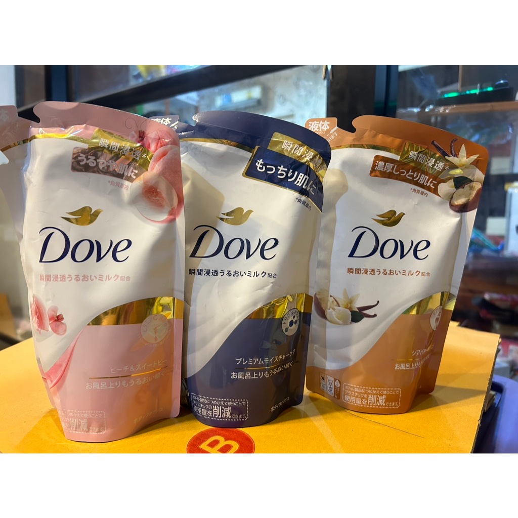 Dove body soap refill 330 g.ครีมอาบน้ำถุงเติม มี 3 กลิ่น สินค้าจากญี่ปุ่น | Shopee Thailand